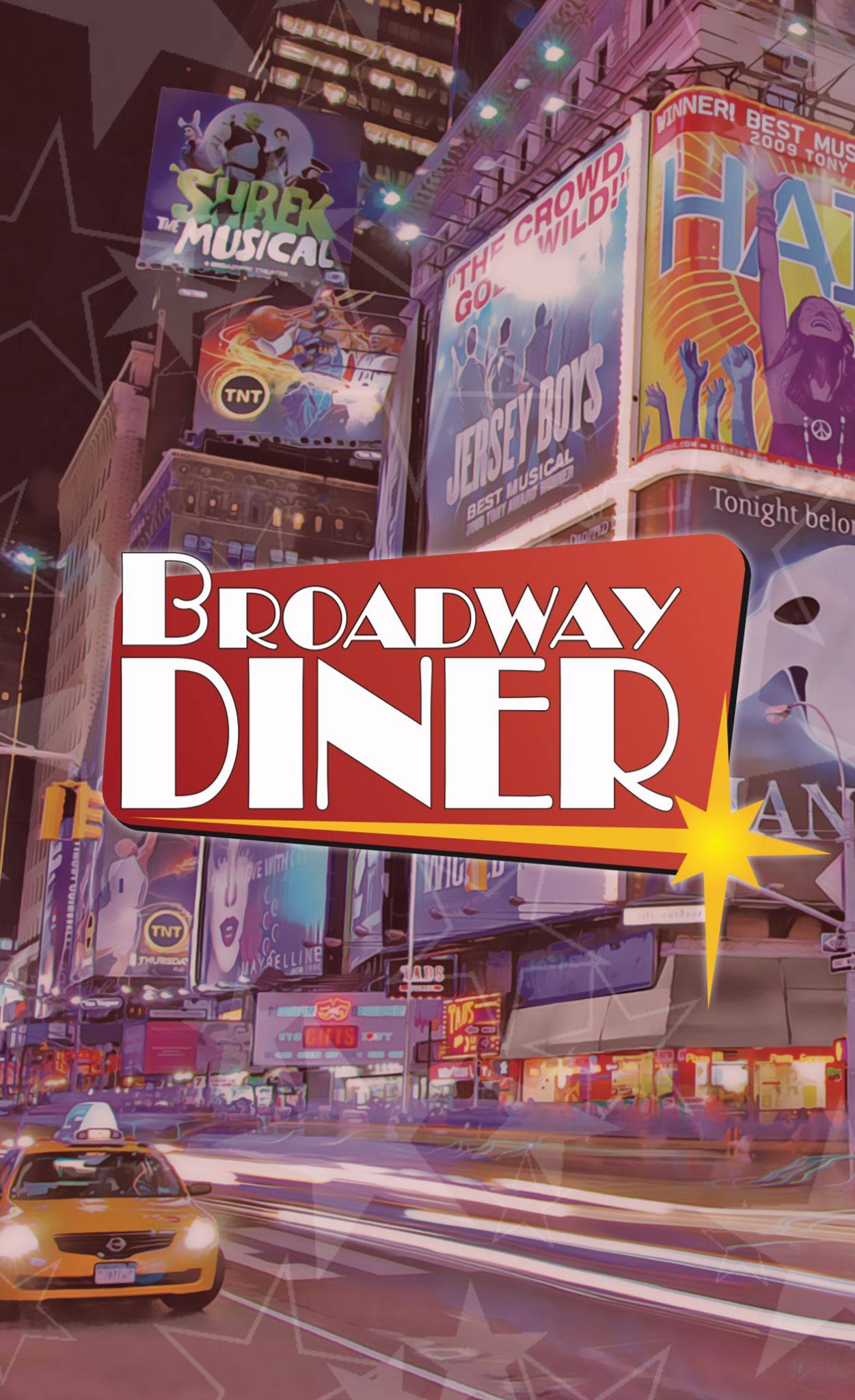 Menu at Broadway Diner restaurant, Hamilton