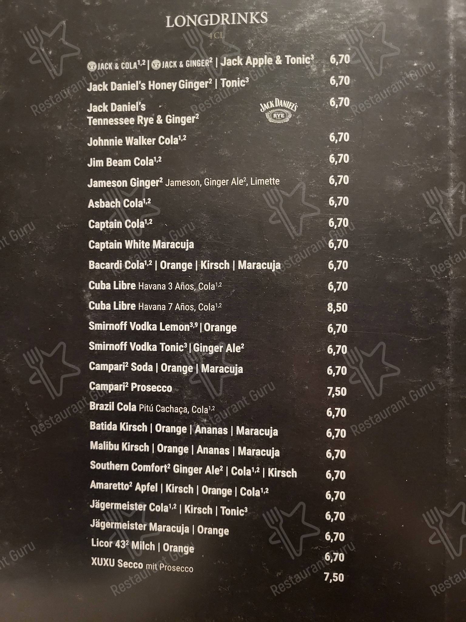 Speisekarte von Café Ideal restaurant, Bockenheim an der Weinstraße ...