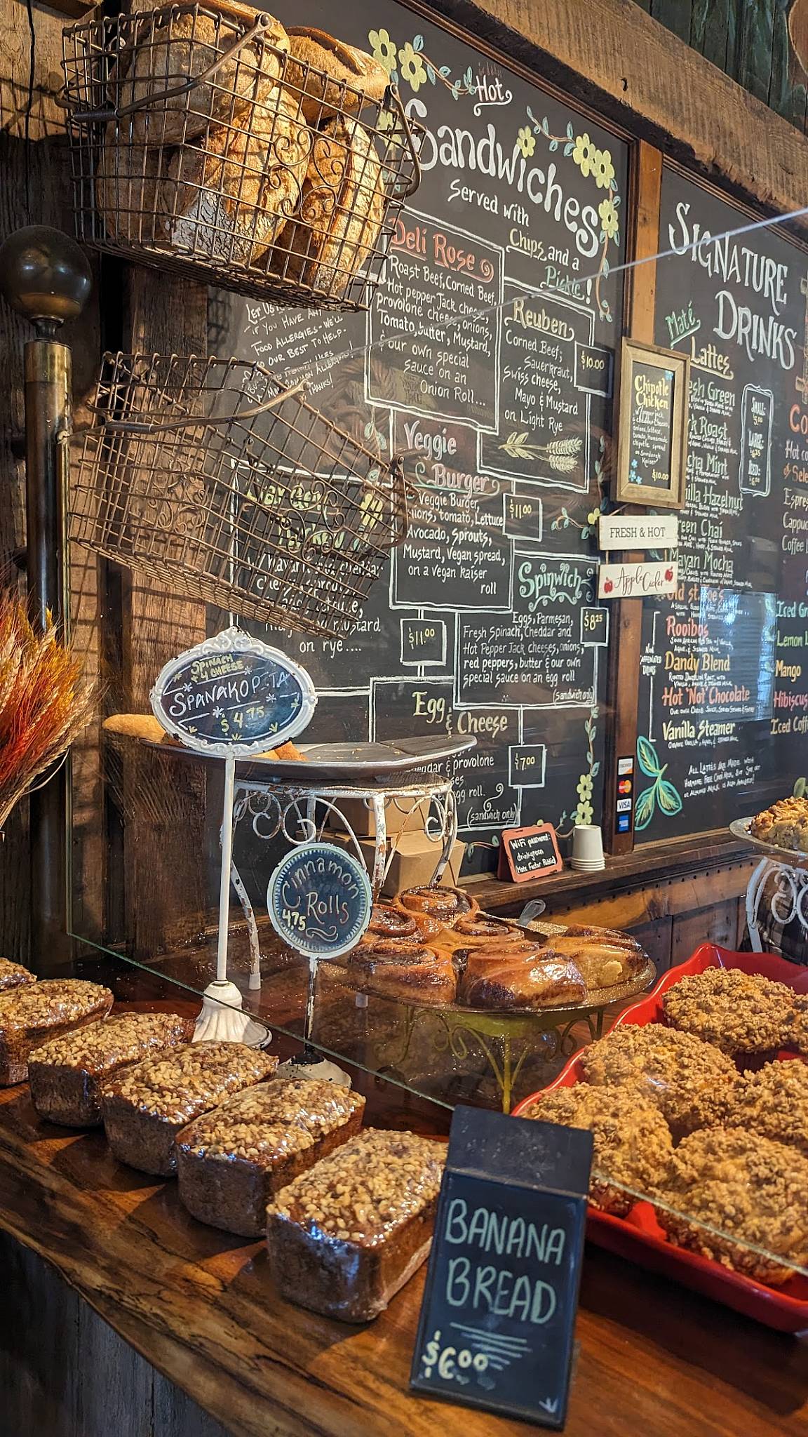 Menu at Maté Factor cafe, Savannah