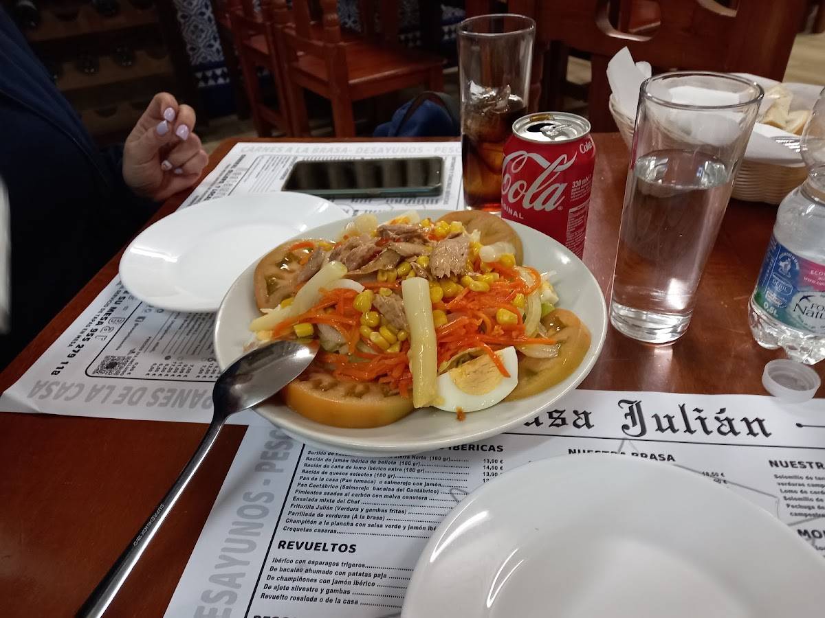 Carta del pub y bar Casa Julián, Sevilla, C. Gral. Ollero