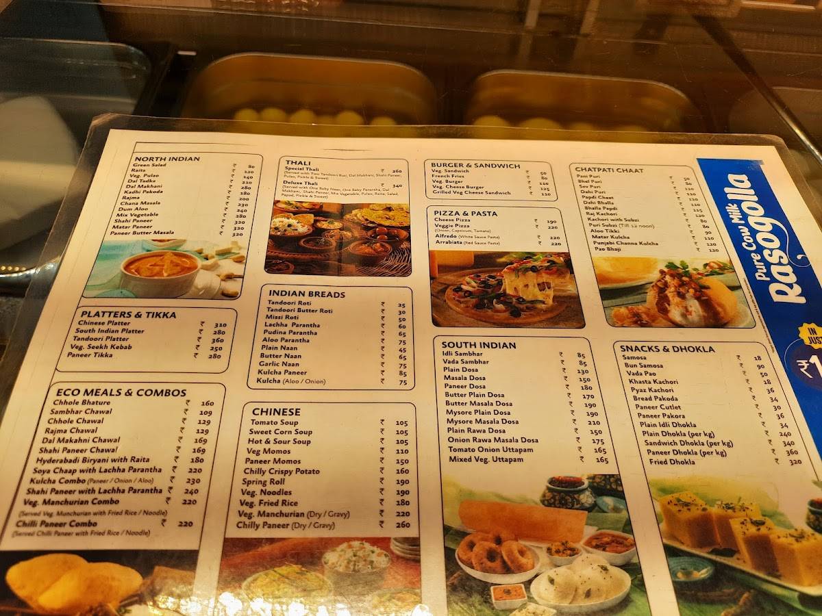 Menu at Bikanervala, Chennai