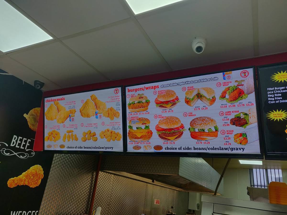 Menu at Chicken City restaurant, Ashford
