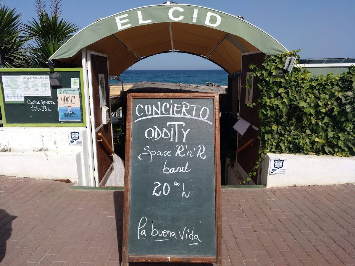 Menu at Chiringuito El Cid pub & bar, Mojácar