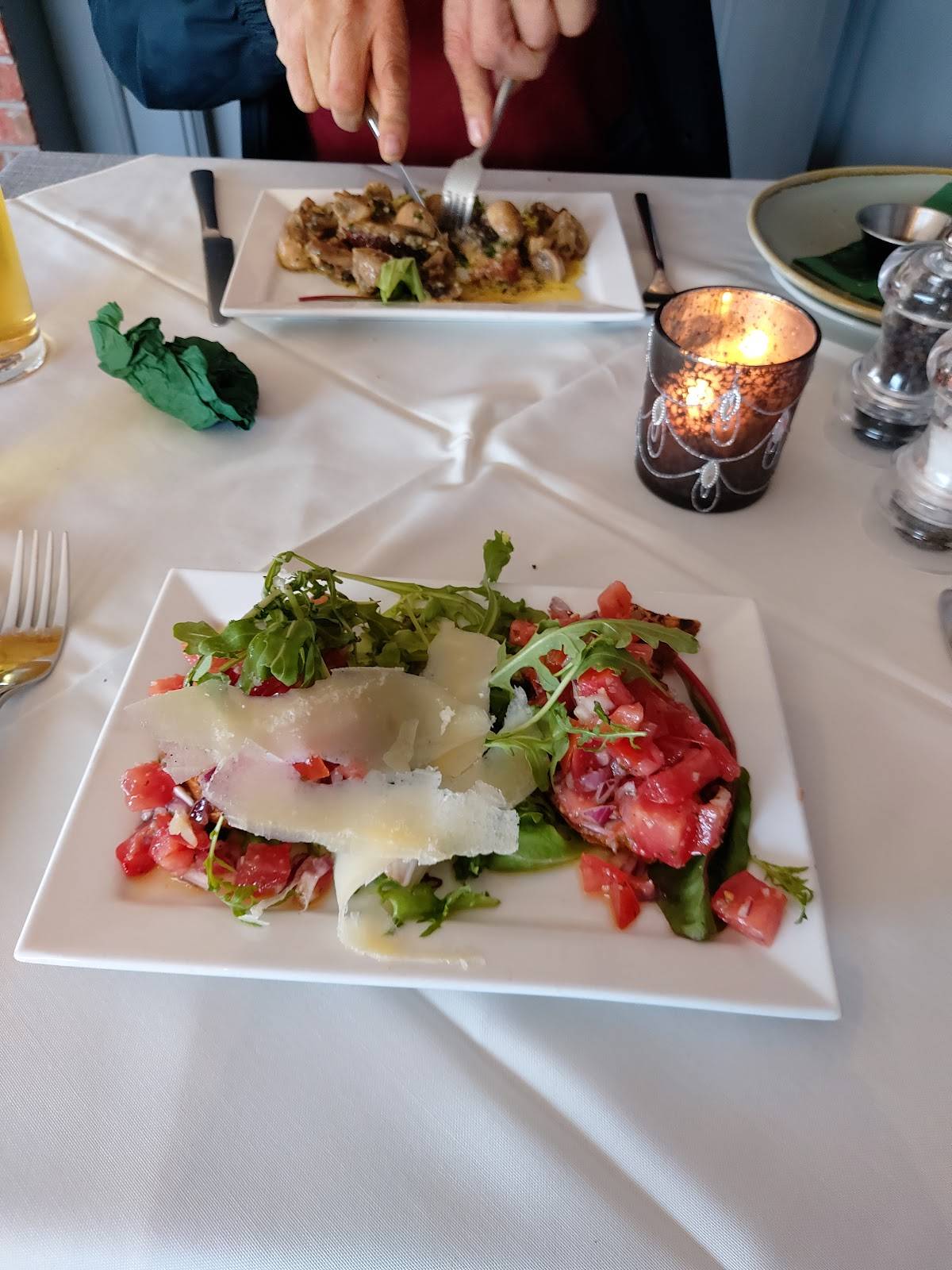 Menu at Raffaello's Guidepost restaurant, Choppington