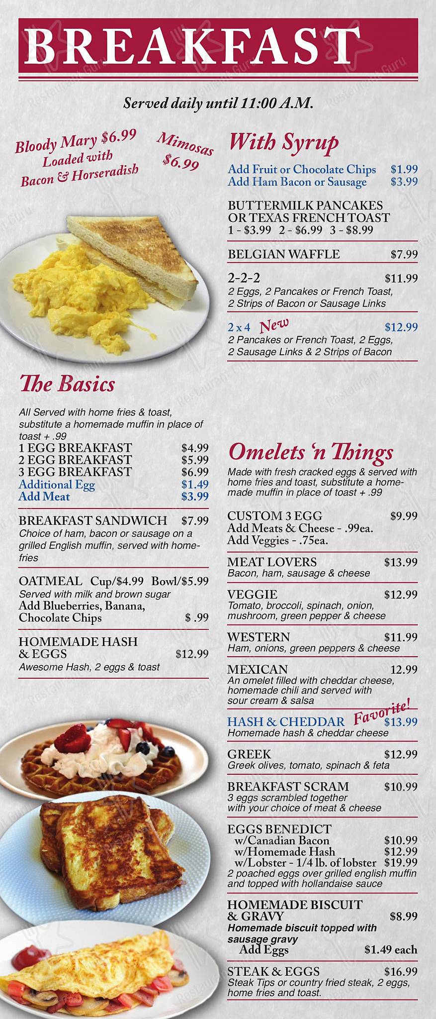 Menu at Town Line Family Restaurant, Lyman, 10 New County Rd