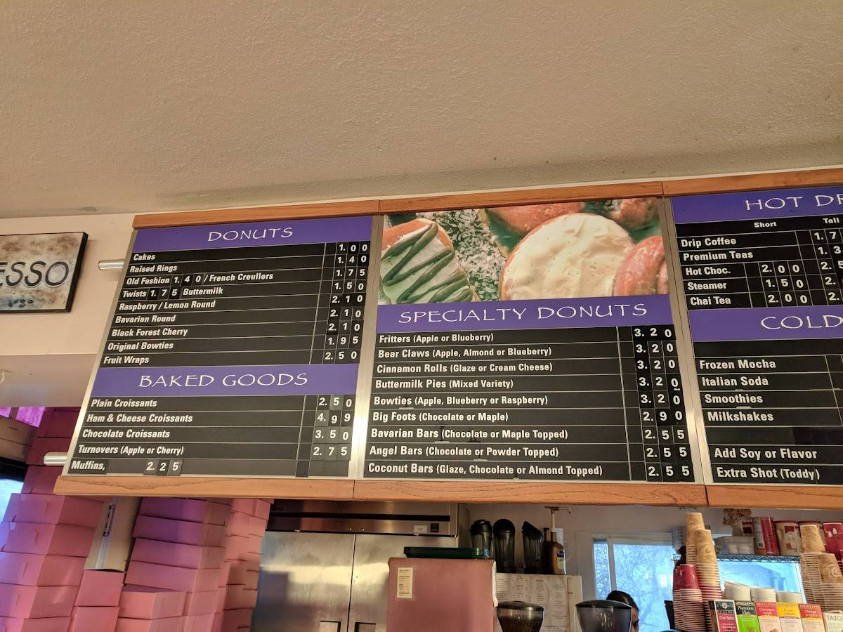 Menu at Donut House restaurant, Anacortes
