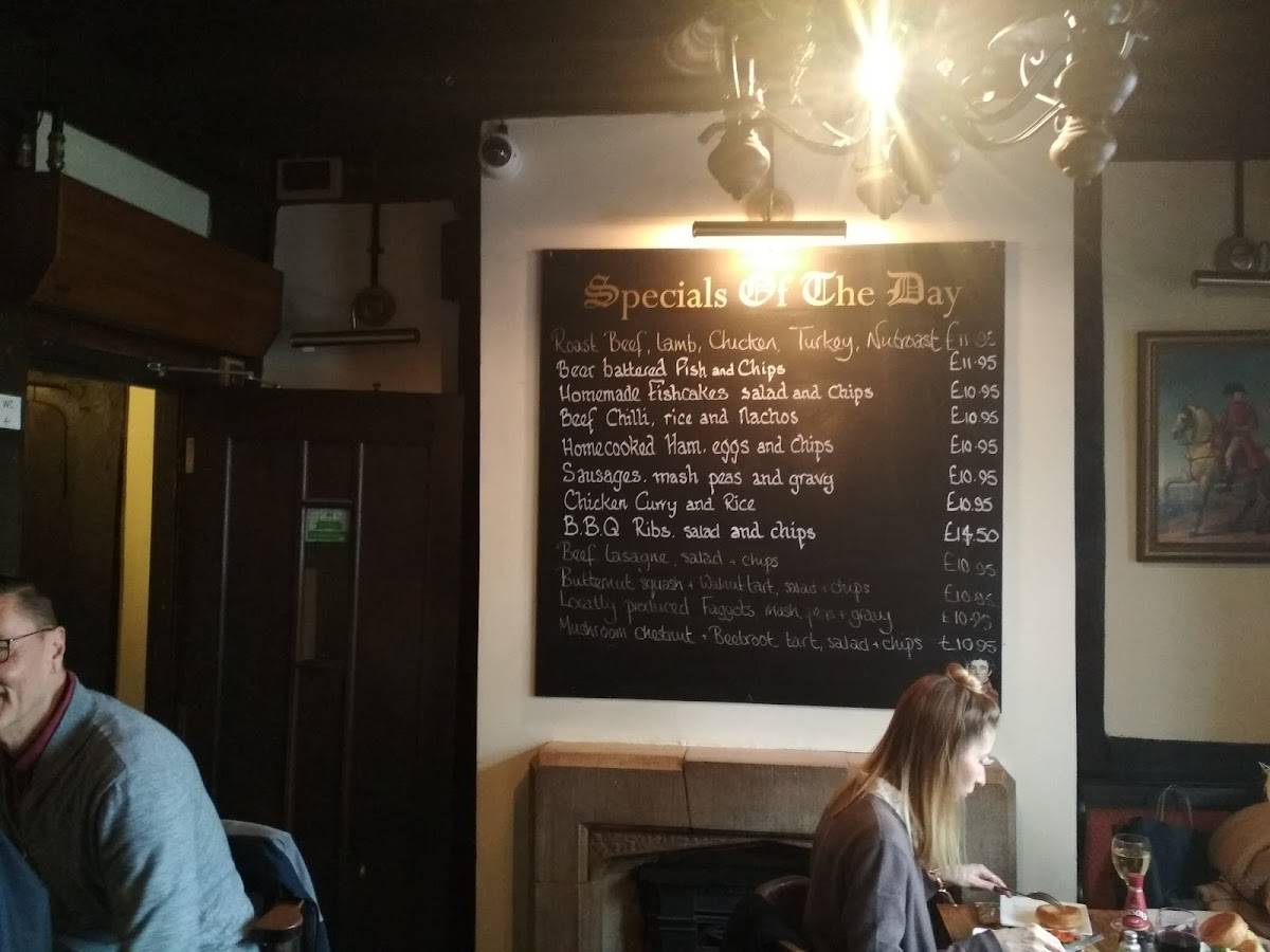Menu at Duke of Wellington pub & bar, Southampton
