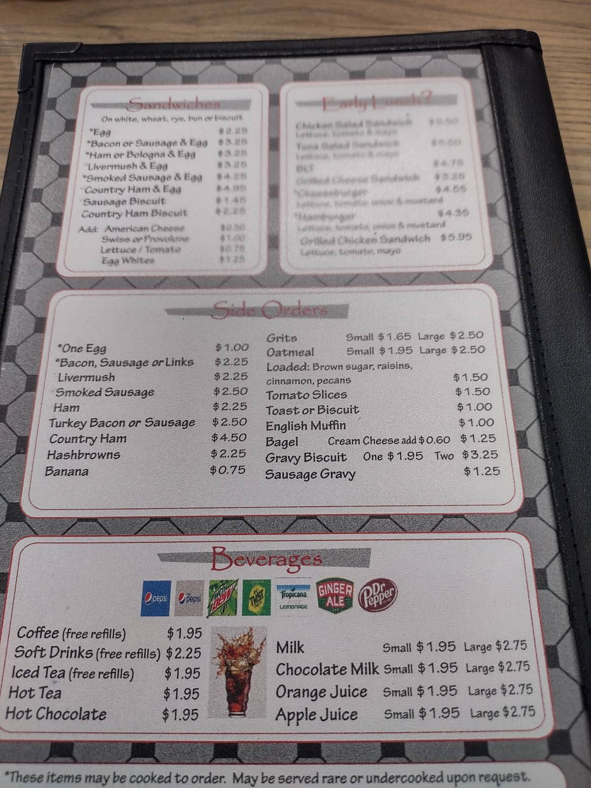 Menu at East 74 Restaurant, Matthews, Monroe Rd