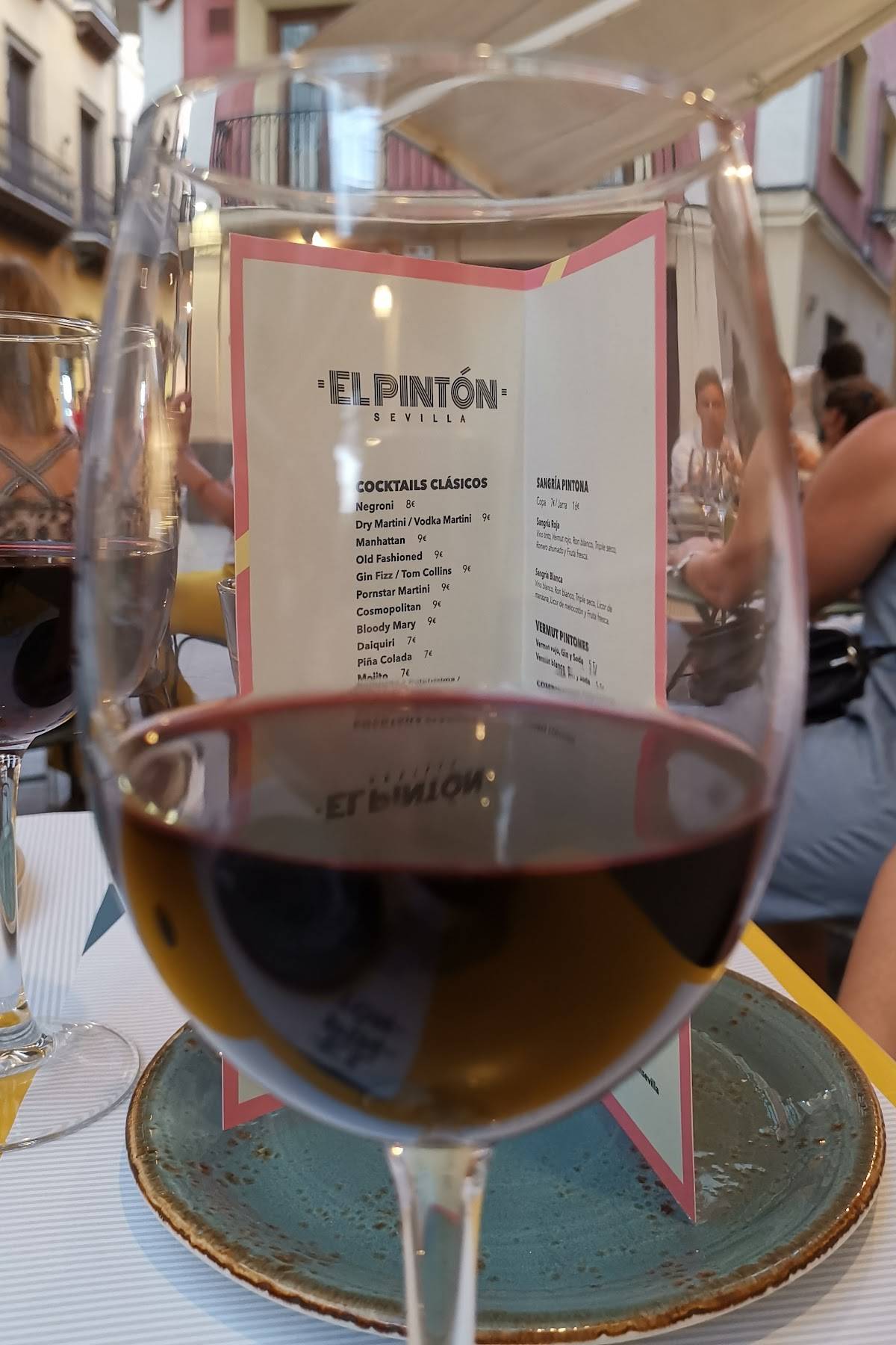 Menu at Restaurante El Pintón, Seville
