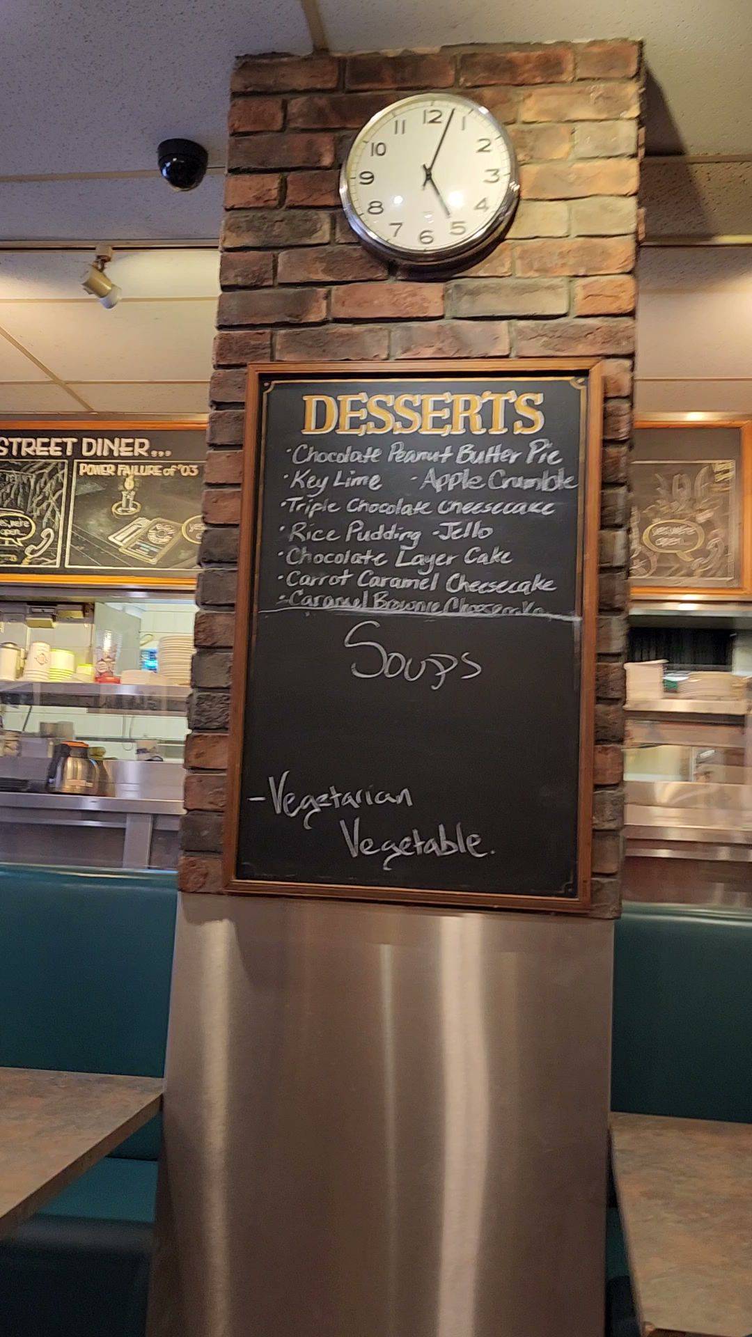 Menu at Elgin Street Diner restaurant, Ottawa, 374 Elgin St