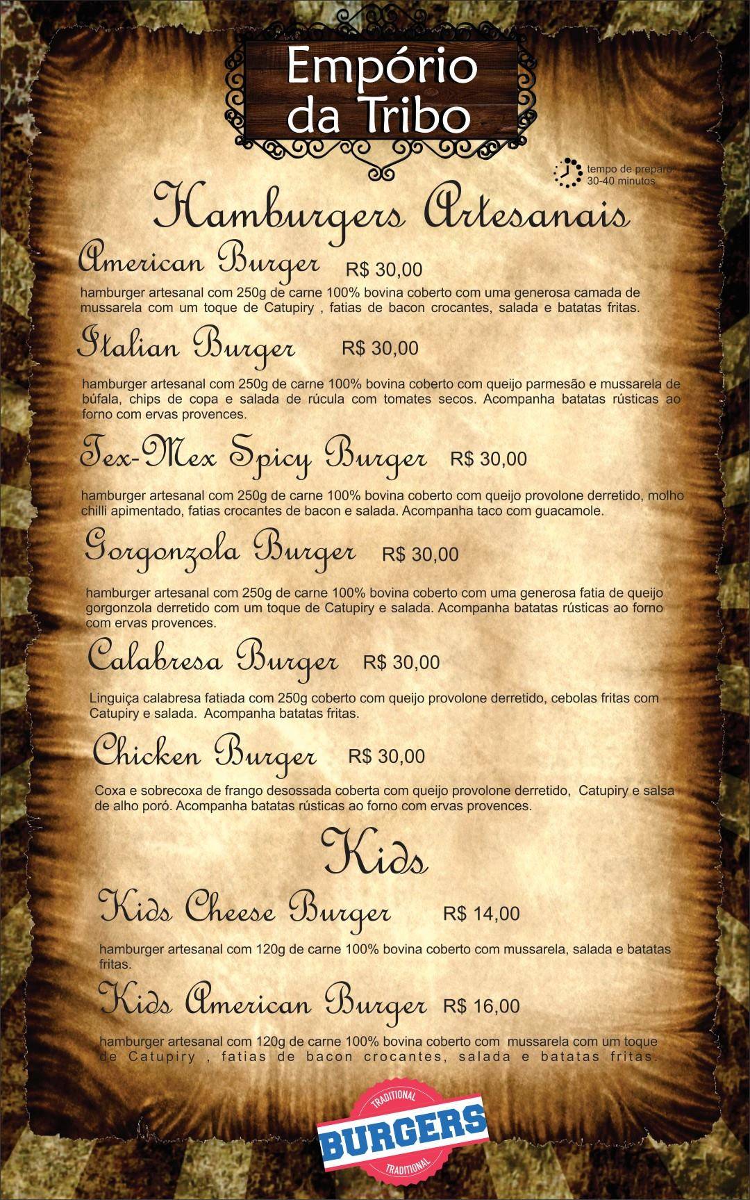 Menu em Empório da Tribo restaurante, Rio Verde