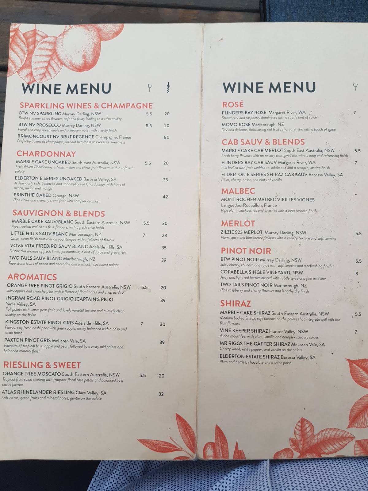 Menu at Peachtree Hotel pub & bar, Penrith