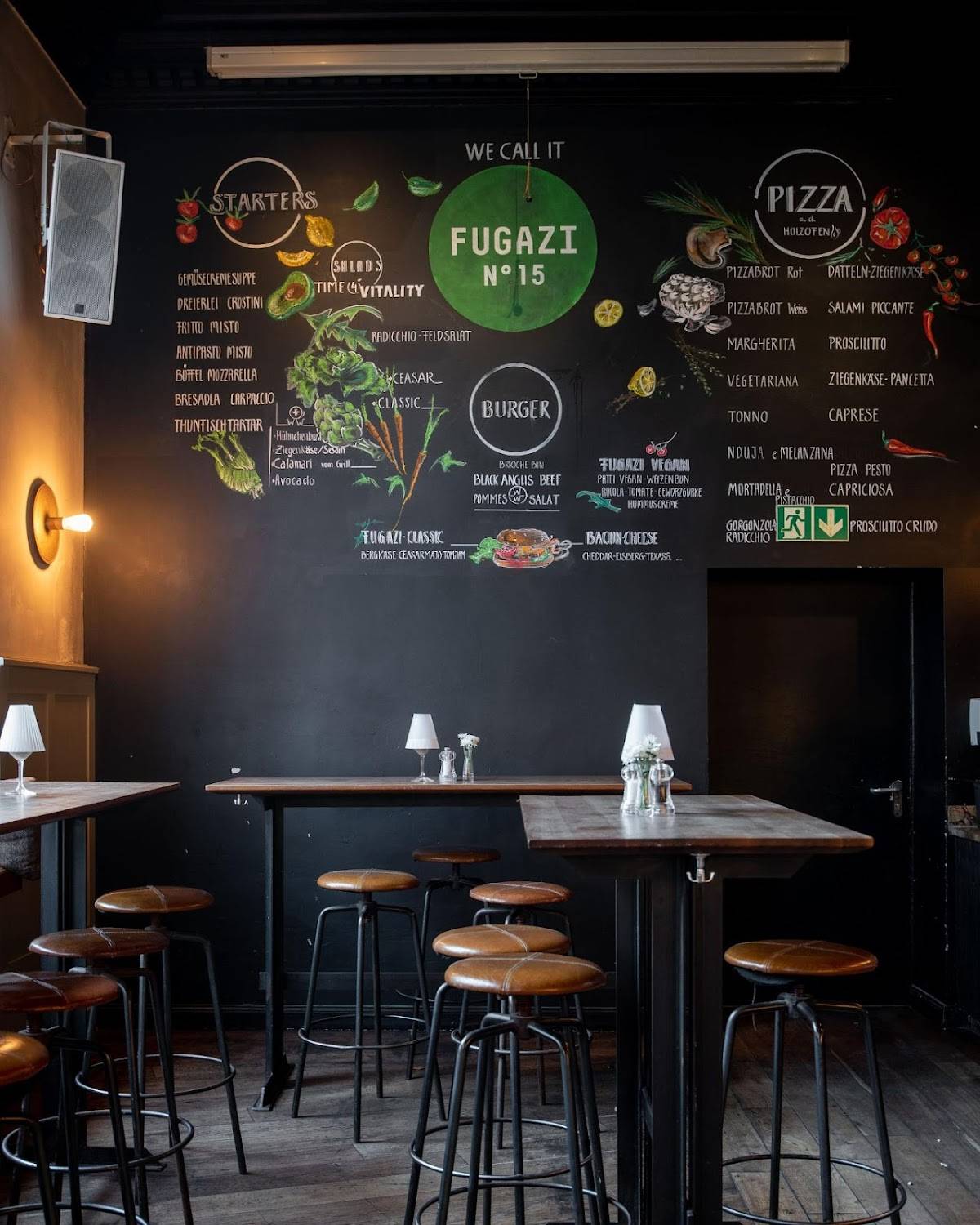 Speisekarte von Fugazi N°15 cafe, München