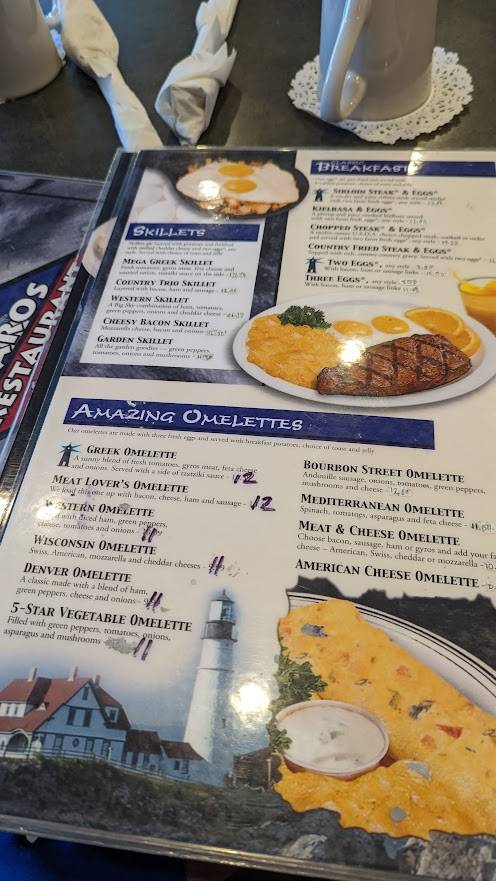 Menu at Faros Restaurant & Cocktails, Fond du Lac