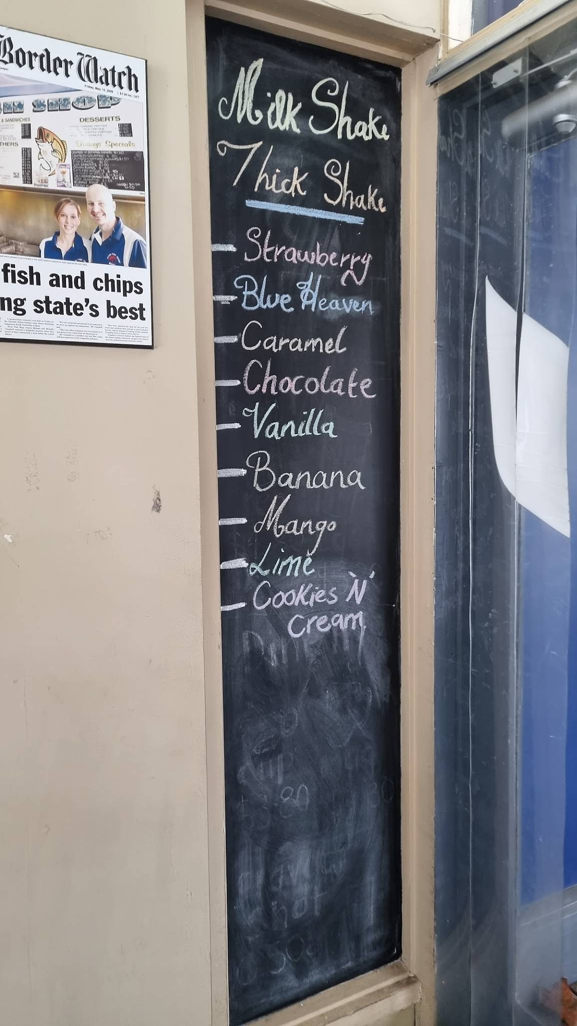 Menu at Fish And Chip Takeaway FACT fast food, Mount Gambier