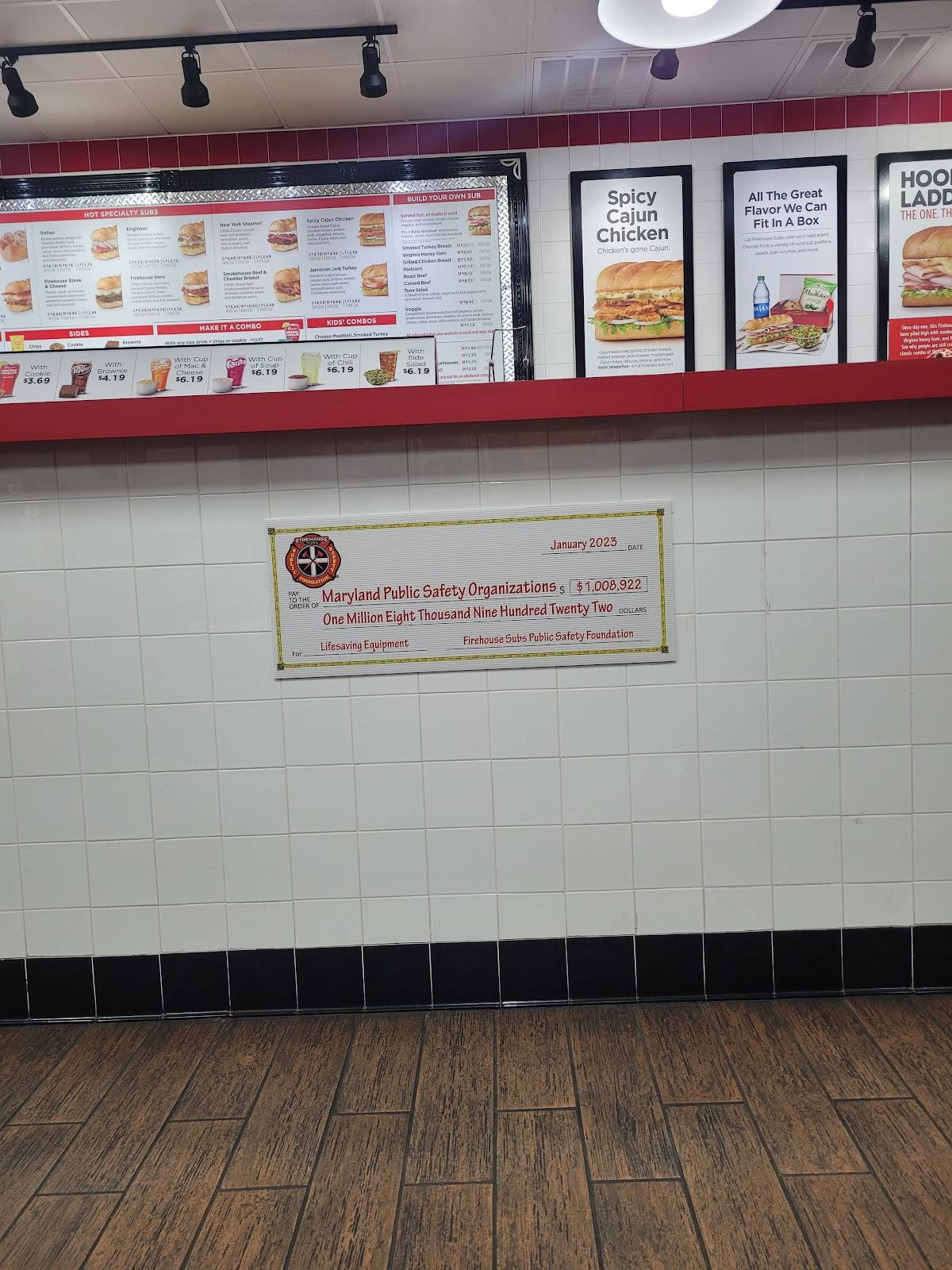 Menu at Firehouse Subs Laurel Shopping Center fast food, Laurel, 901 ...