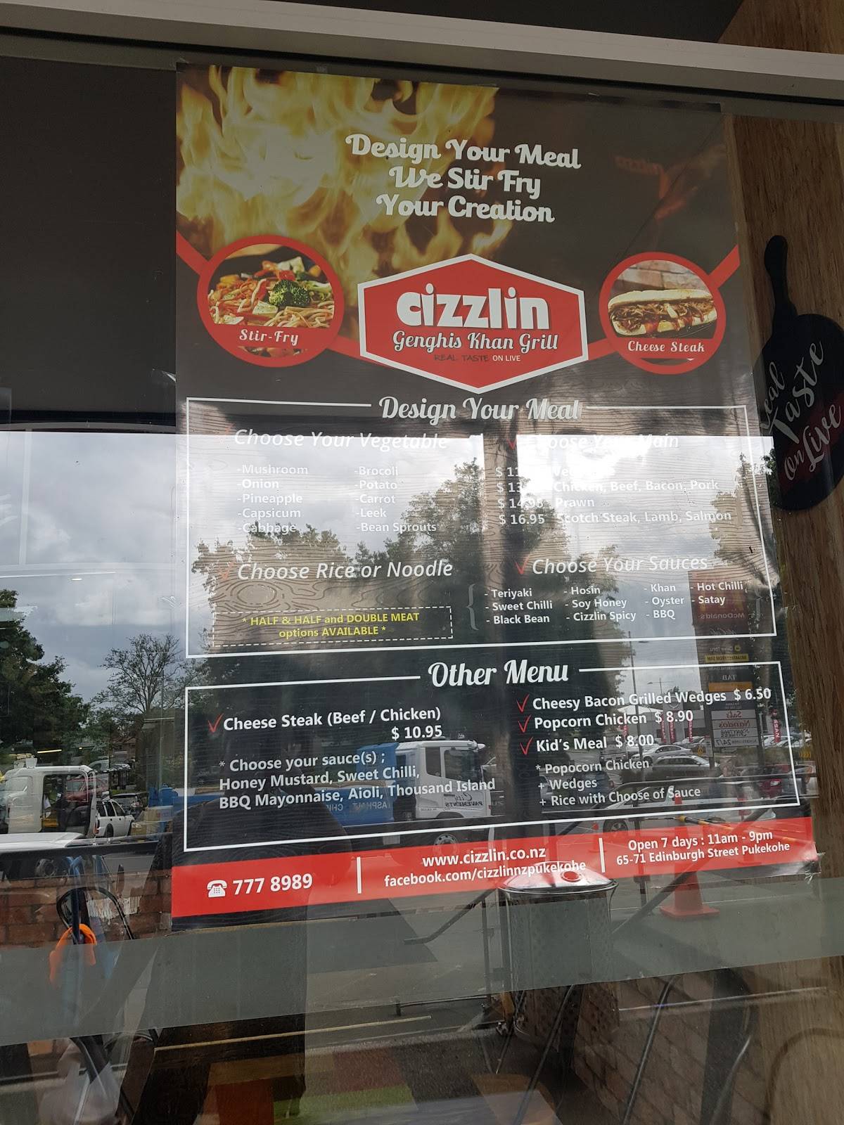 Menu at Genghis Khan Mongolian Barbeque Restaurant, Auckland, 380 ...