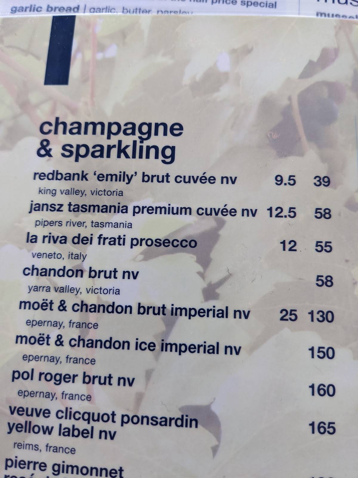 Menu at George's Paragon Seafood Restaurant - Sanctuary Cove, Hope ...