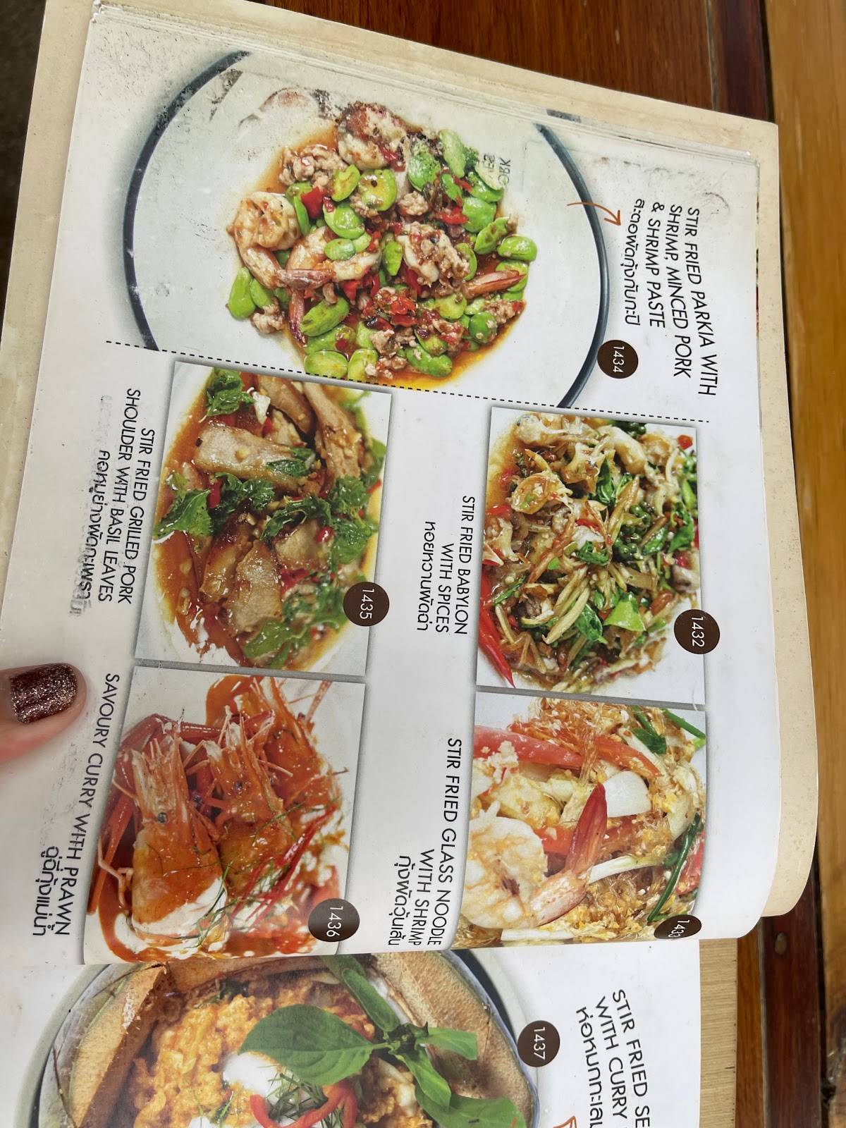 Menu at The Glass House Pattaya restaurant, Na Chom Thian