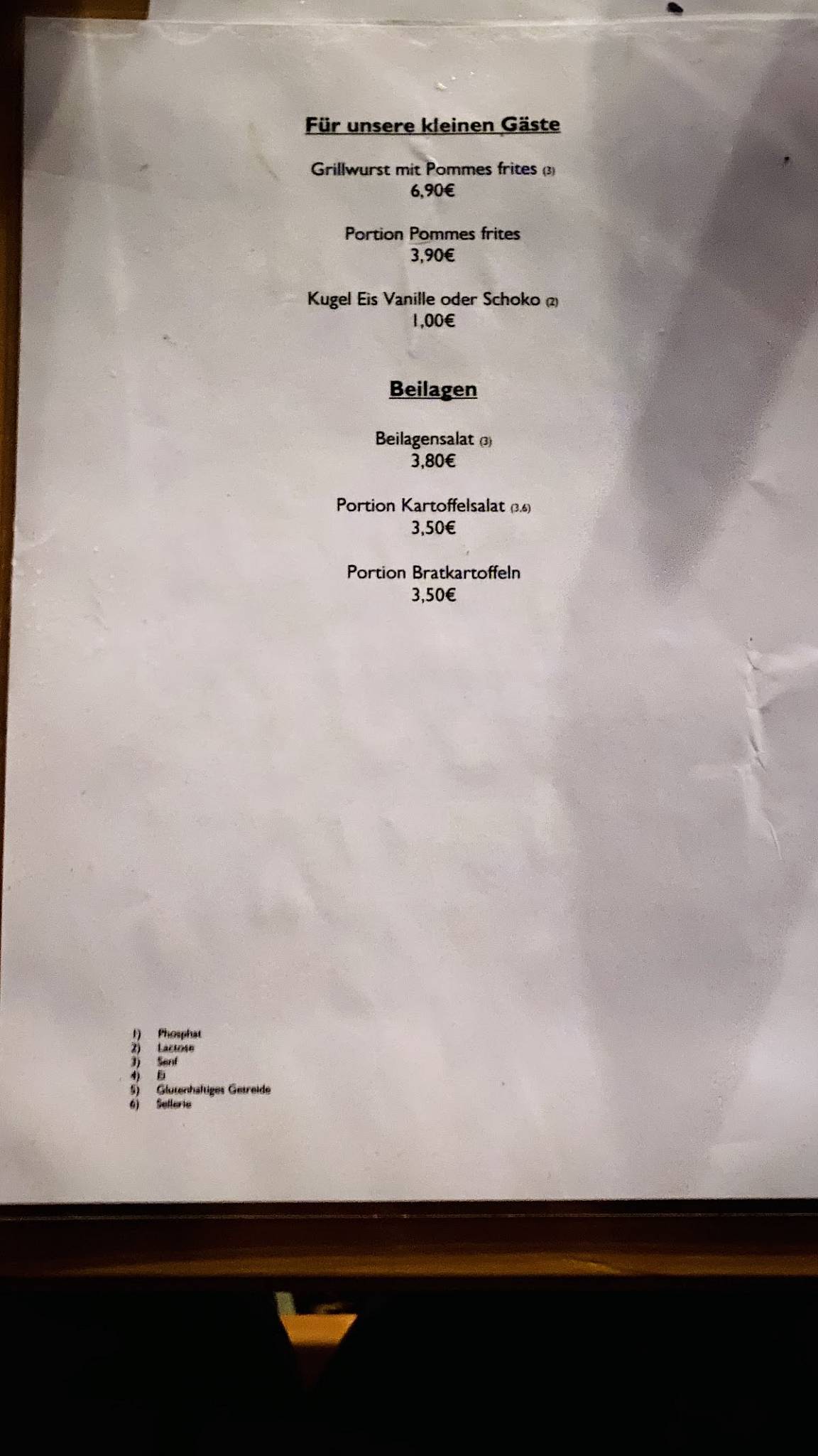 Speisekarte von Götz Wein-Genuss-Wohnen pub & Bar, Flein