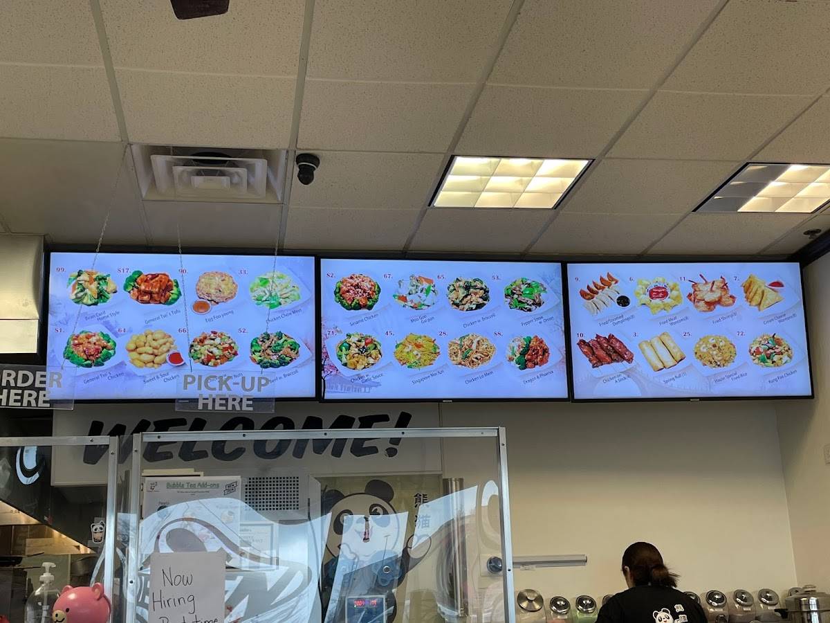 Menu at Happy Panda restaurant, Hutchinson