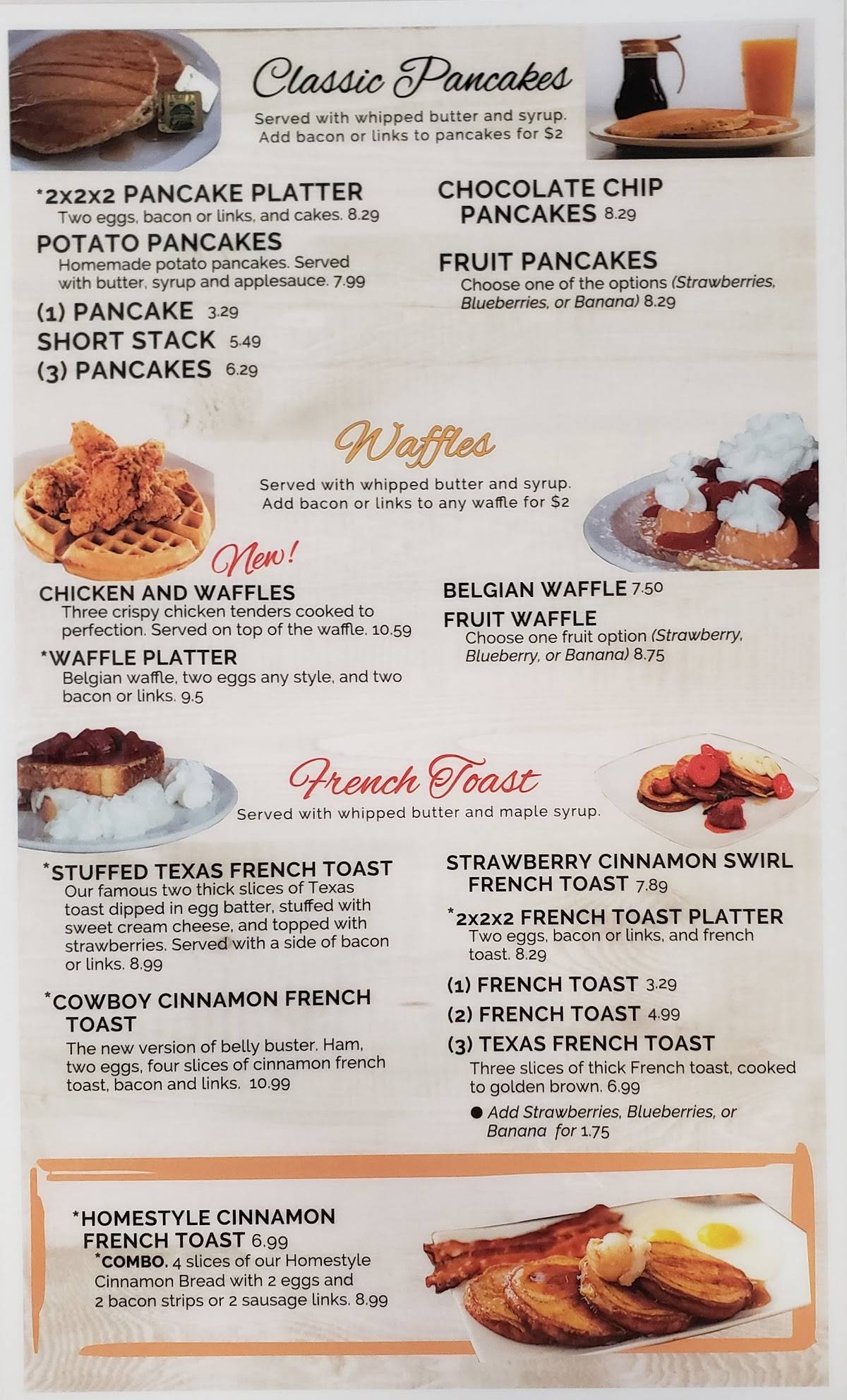Menu at Hayward Family Restaurant, Hayward