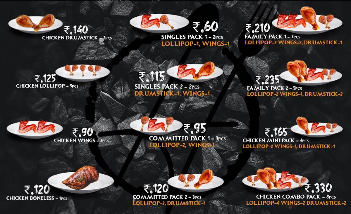 Menu at Hot Waves Barbecue, Bengaluru