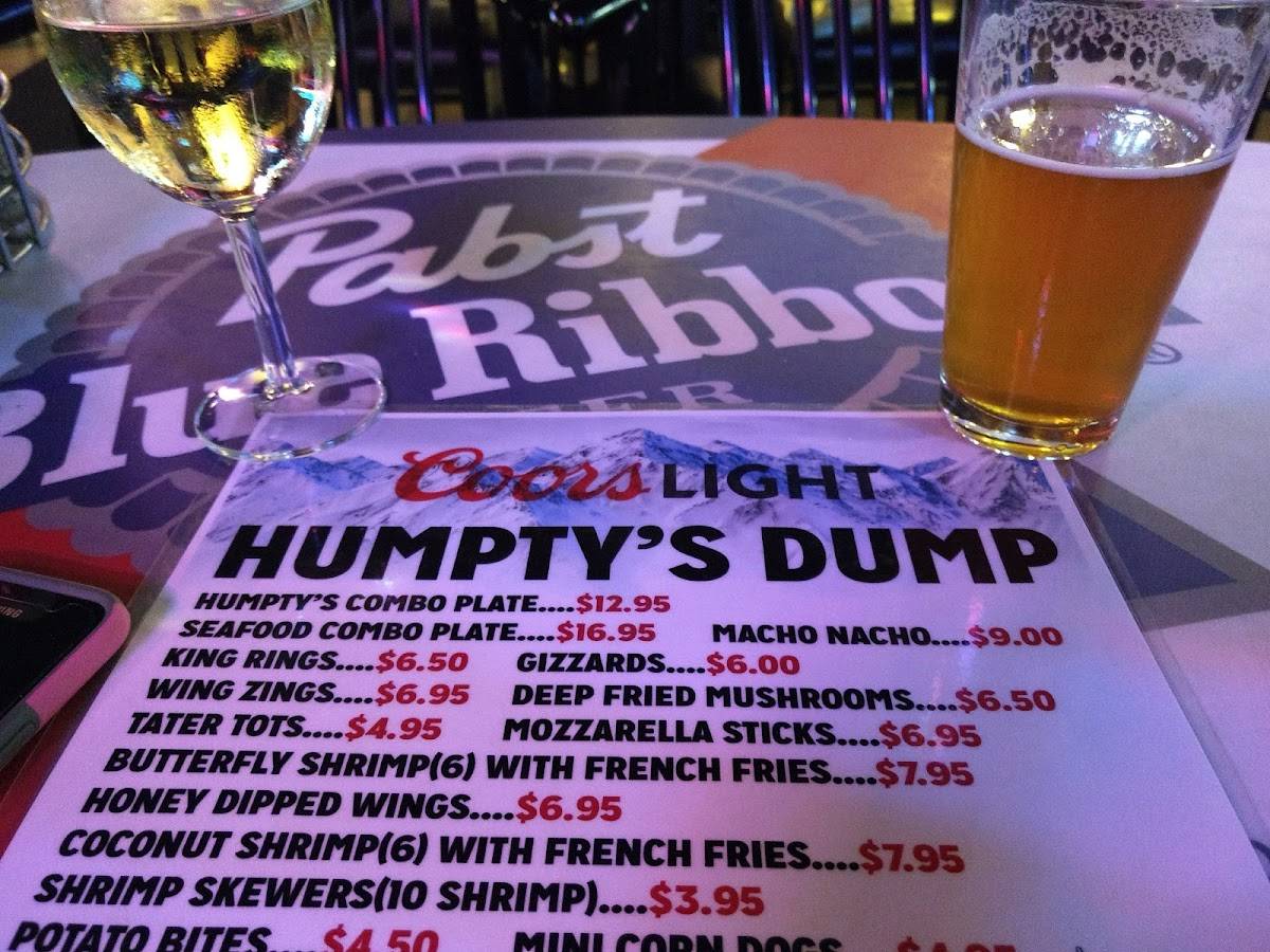Menu at Humpty's Dump Bar & Grill, Albany