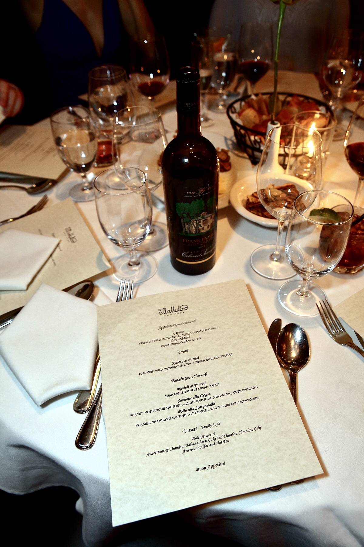 Menu at Il Mulino New York - Miami restaurant, Sunny Isles Beach