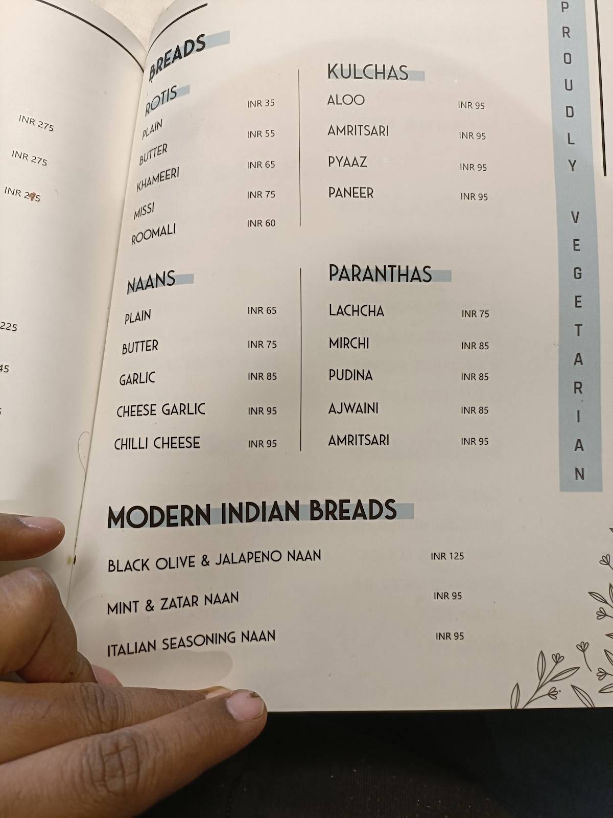 Menu at Indus Flavour Cross River Mall Karkardooma, New Delhi