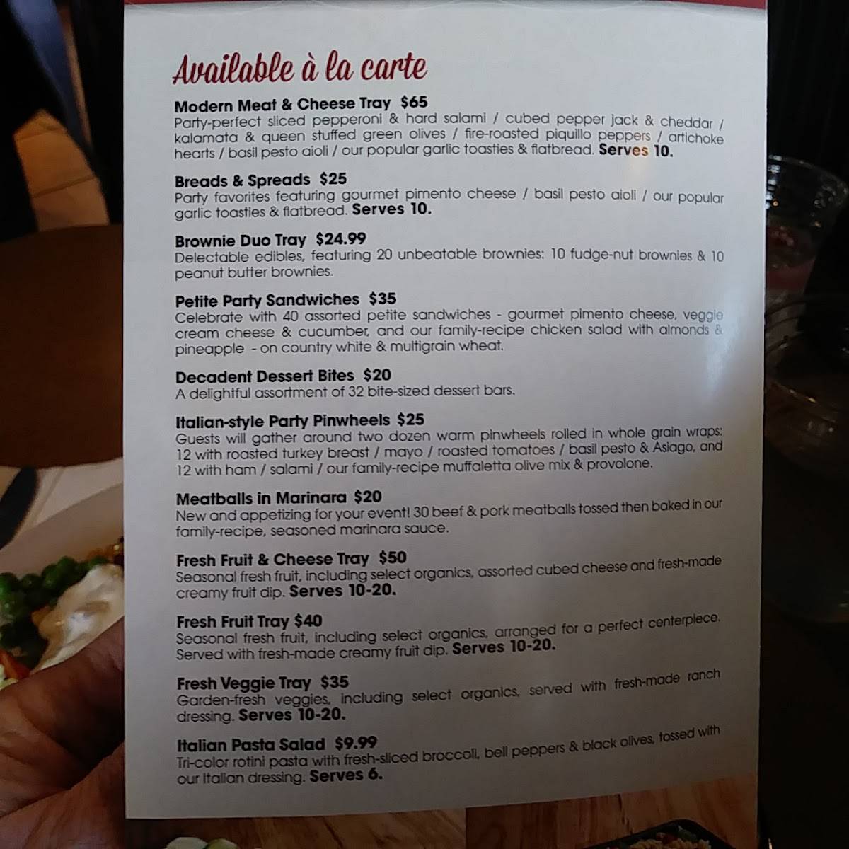 Jason's Deli Greensboro Nc Menu at Rickey Park blog