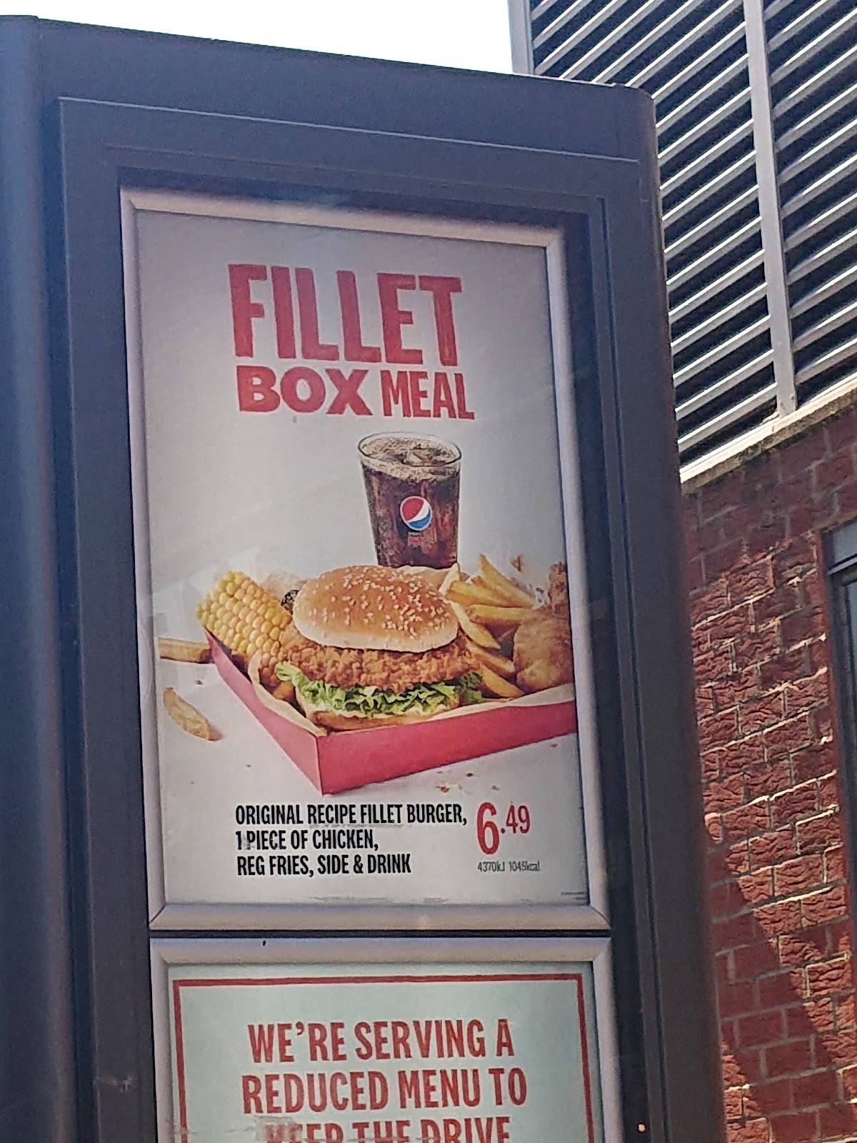 Menu at KFC Camberley - London Road restaurant, Camberley, 513 Yorktown Way