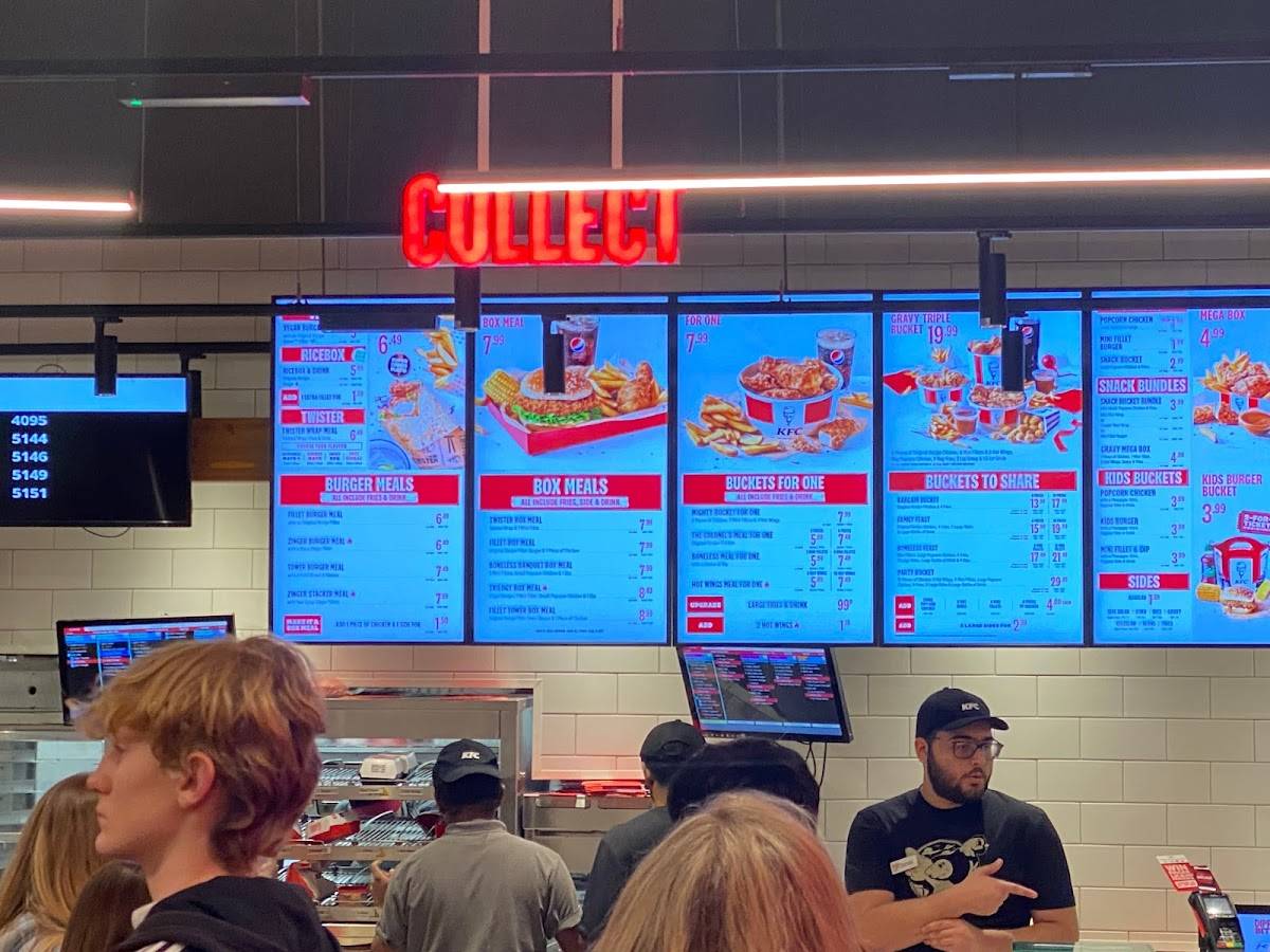 Menu at KFC Lower Earley- District Centre restaurant, Reading