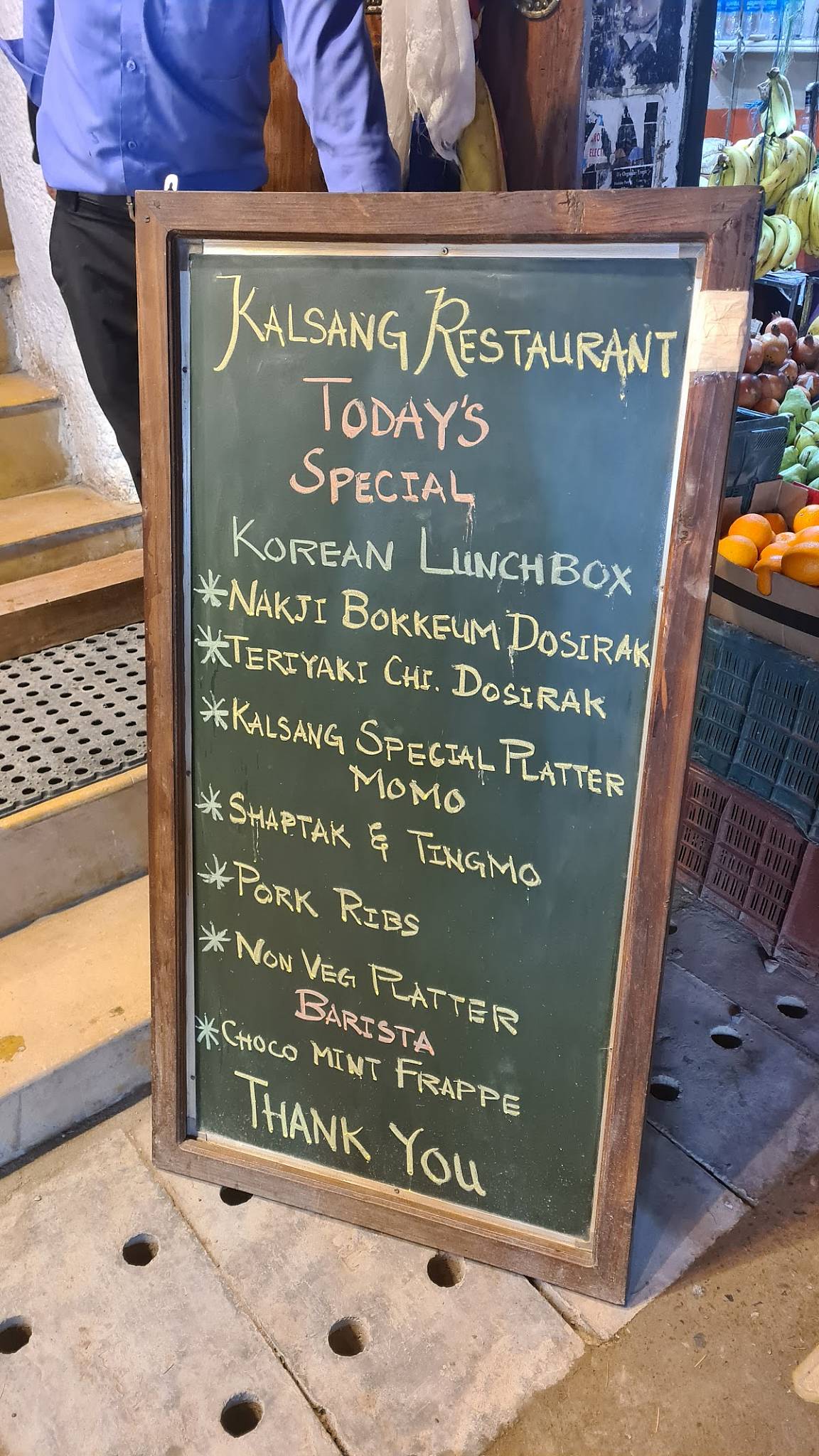 Menu at Kalsang Cafe and Restaurant, Dharamshala
