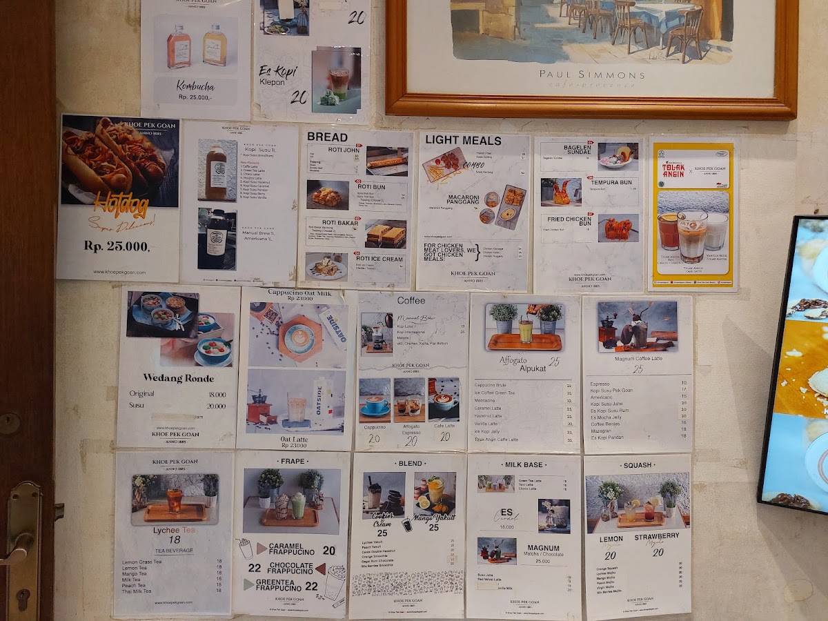 Carta de Khoe Pek Goan Bakery, Garut, Jl. Raya Ciledug No.111