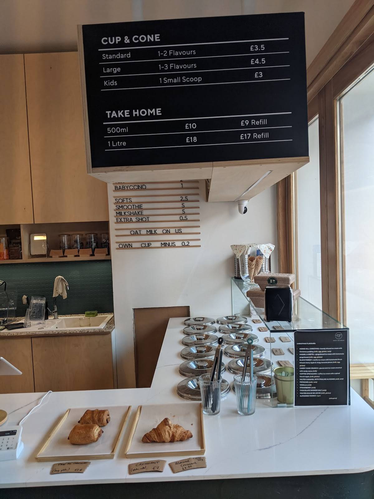 Menu at Koala Coffee & Ice Cream, London