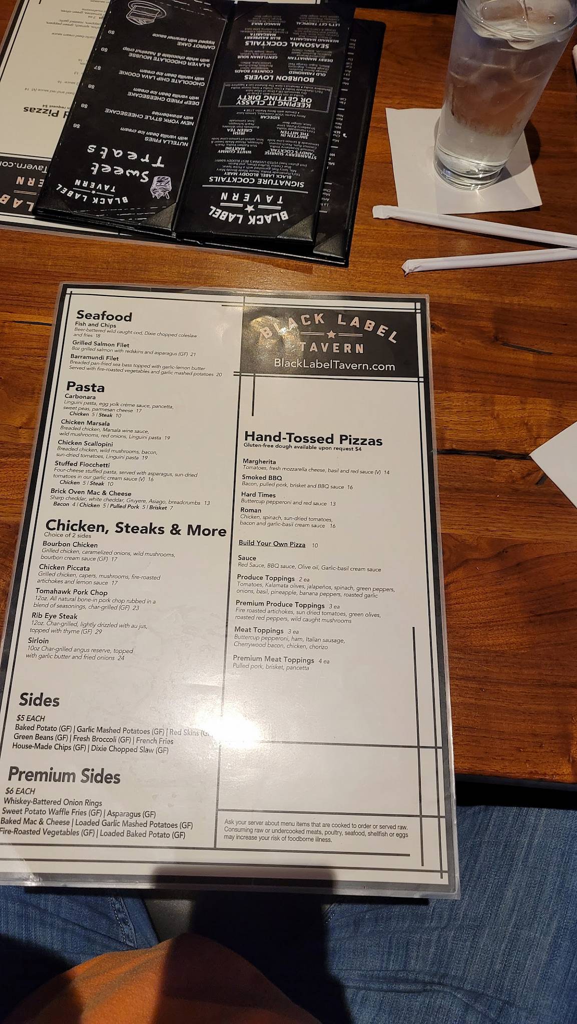 Menu at The Black Label Tavern Livonia pub & bar, Livonia