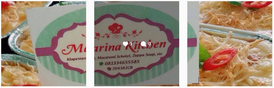 Menu at Marina Kitchen, Ngijo