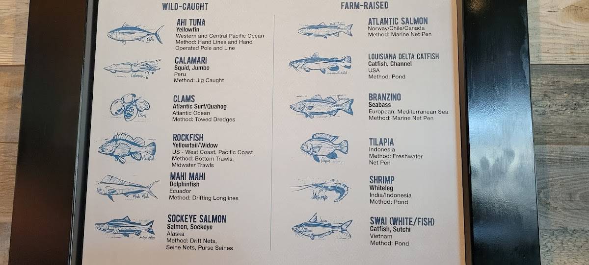 Menu at California Fish Grill - Mesa, AZ restaurant, Mesa