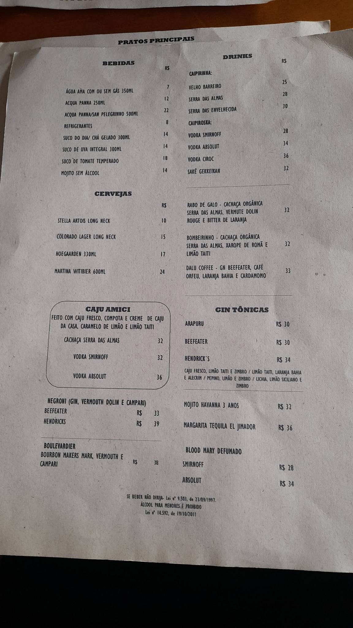 Menu em MiCi Restaurante, São Paulo