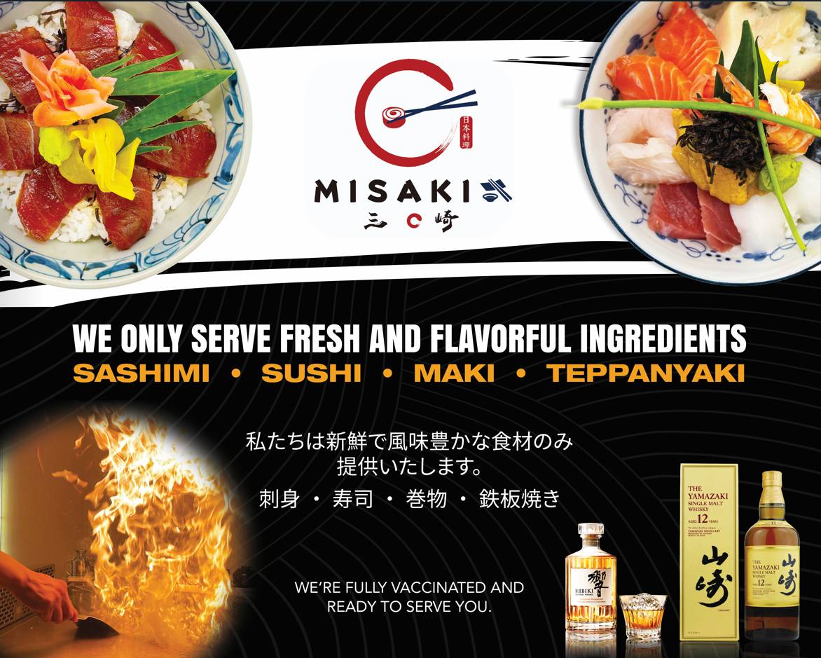 Menu at Misaki Bistro restaurant, Makati