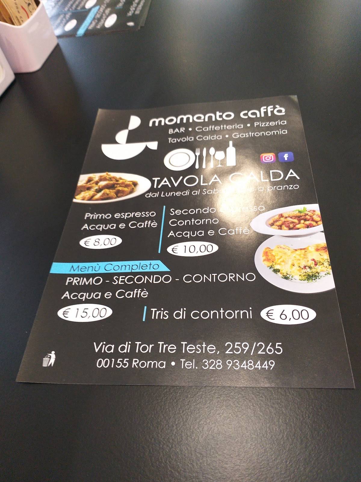Speisekarte von Momento Caffe pub & Bar, ROM