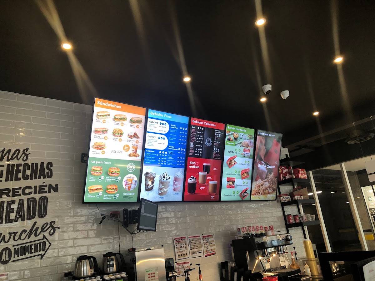 Menu at Tim Hortons cafe, Monterrey, Avenida Hidalgo Poniente 2404 1 y ...