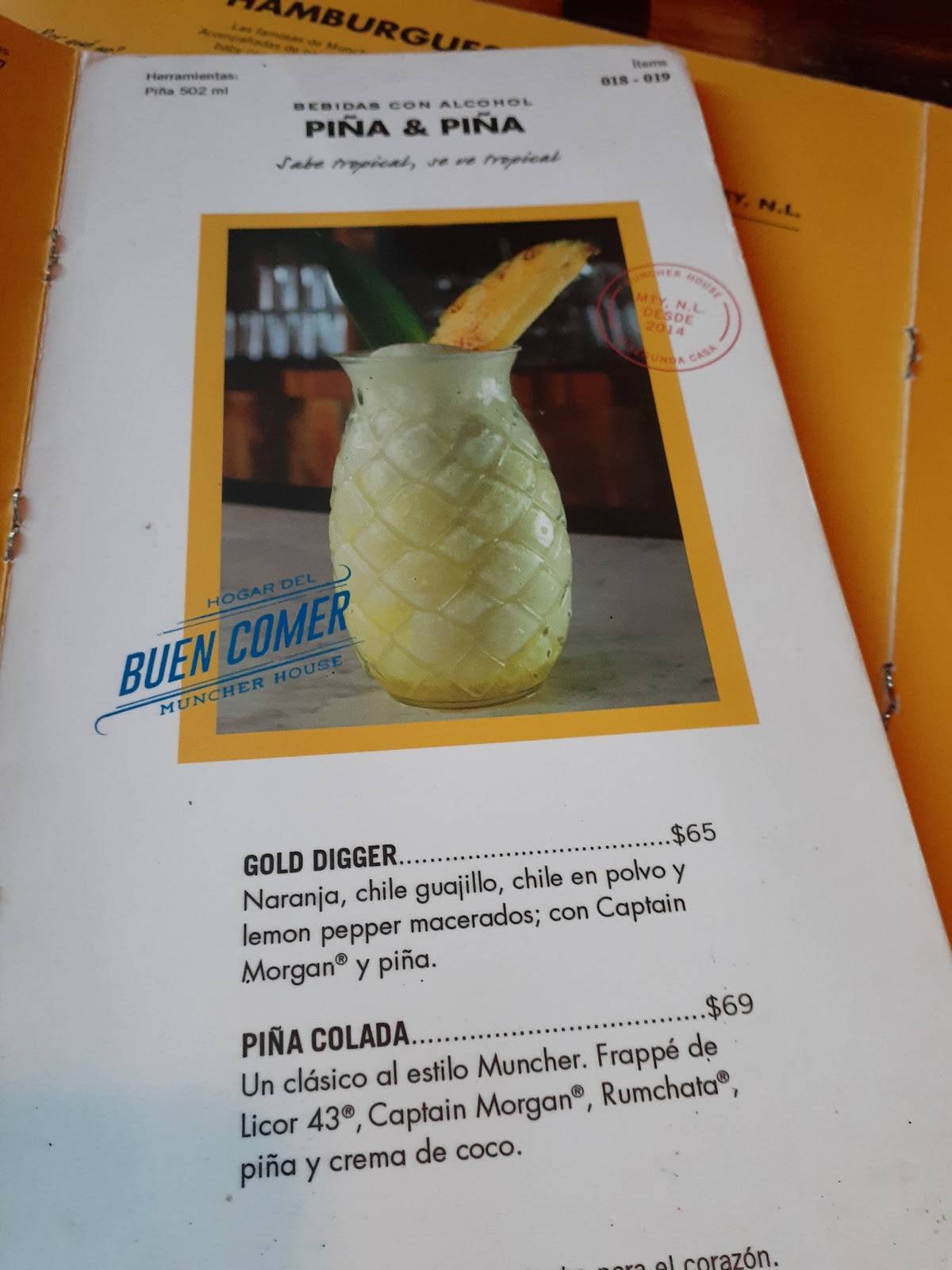 Carta del restaurante Muncher House Cumbres, Monterrey, Centro ...