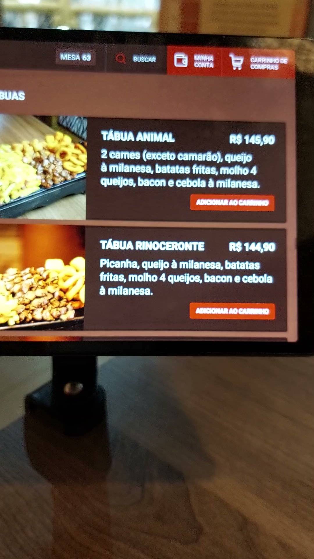 Menu em Mundo Animal Lanchonete Temática - São Paulo (Freguesia do Ó ...