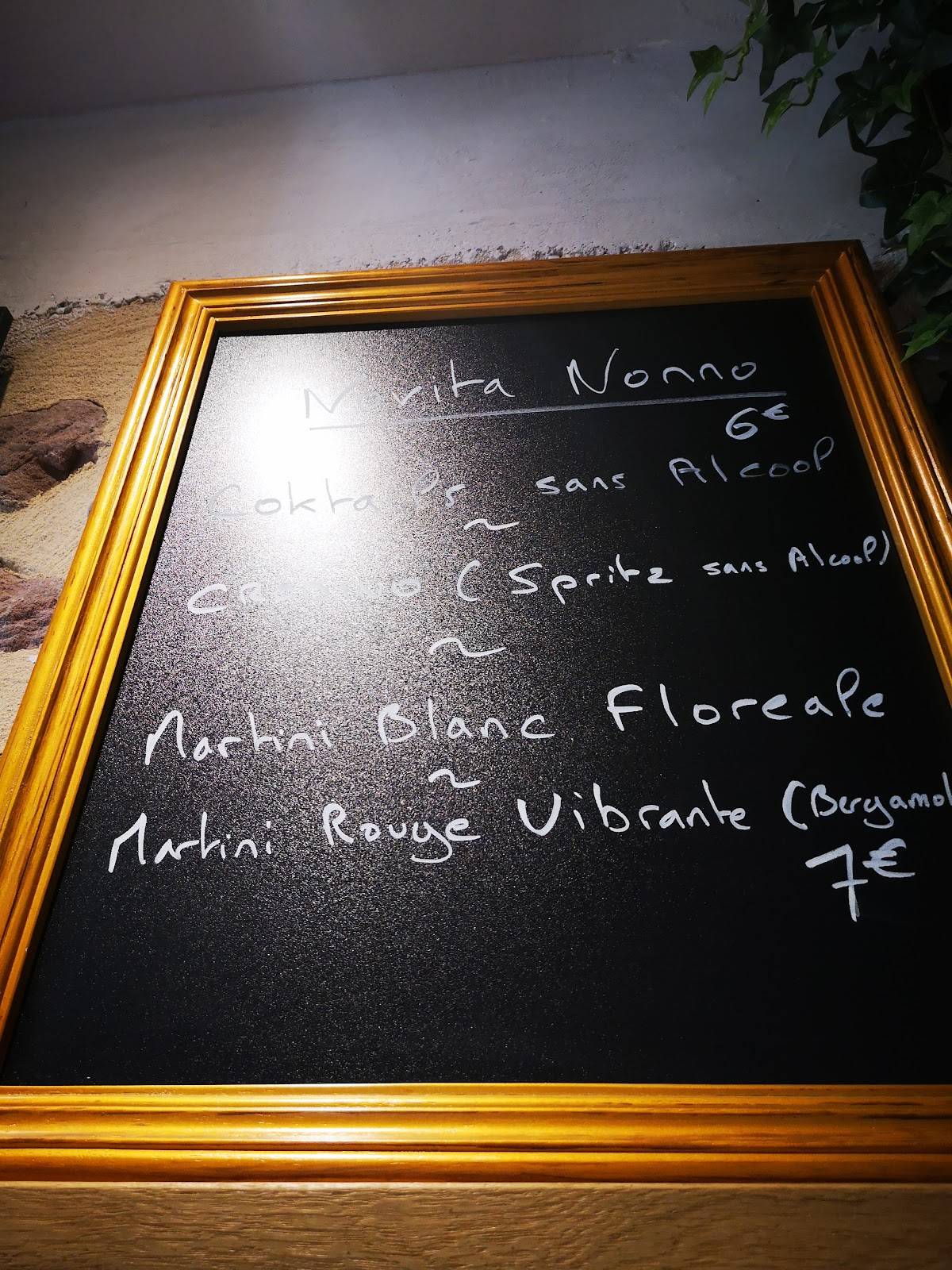 Menu au NONNO EPINAL pizzeria, Épinal