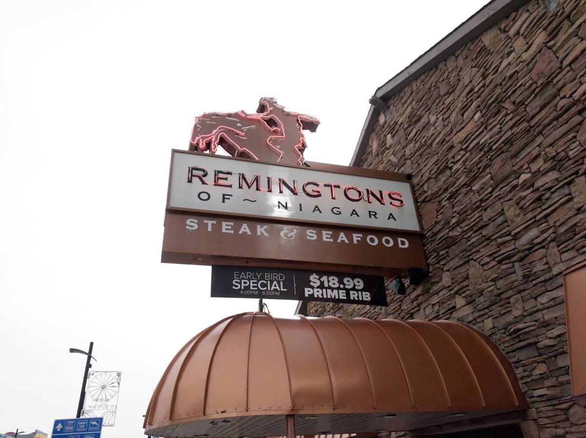 Menu at Remingtons of Niagara pub & bar, Niagara Falls