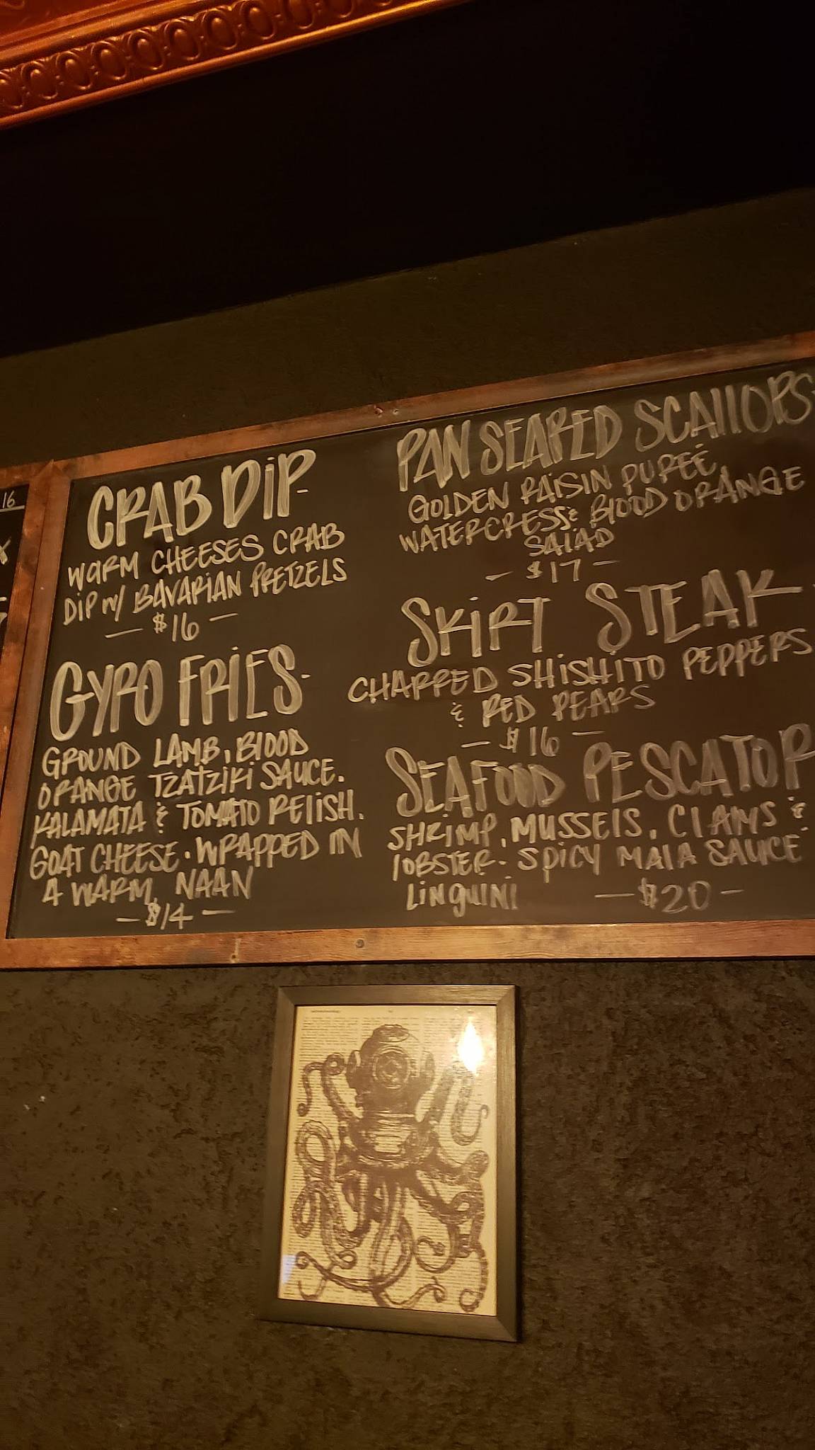 Menu at Notch Eight Craft House pub & bar, Jim Thorpe