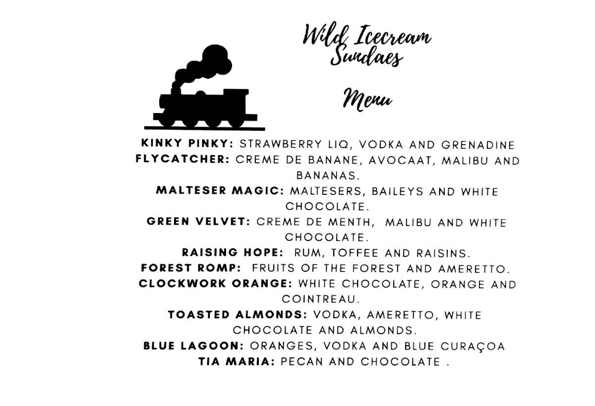 Menu at Victoria Station restaurant, Parcent