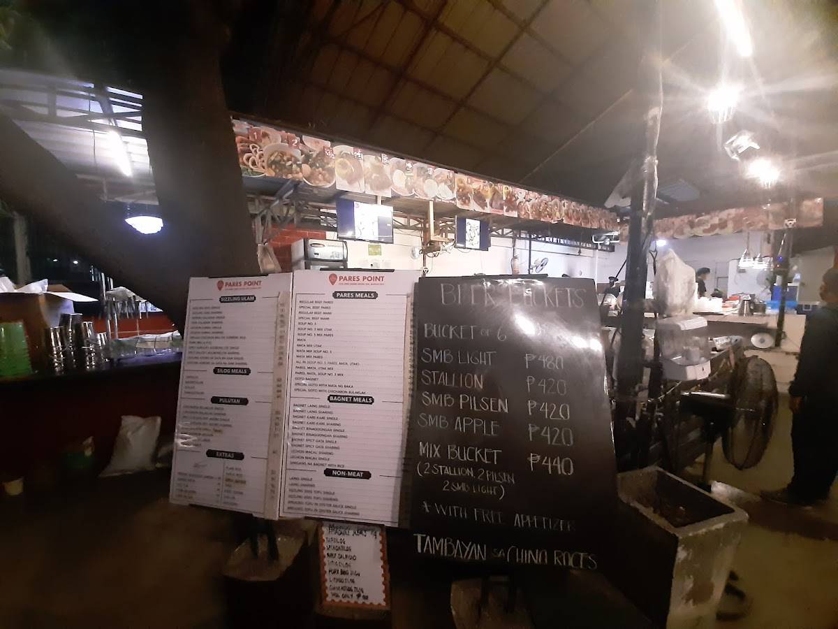 Menu at Pares Point Grill and Resto Bar, Makati